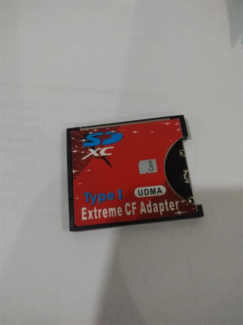 SD To CF Adapter Photography Photography Accessories Other Photography Accessories On Carousell