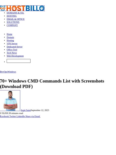 70 Windows Cmd Commands Pdf