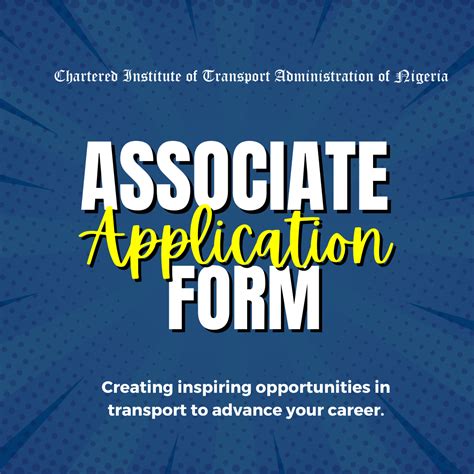 Associate Membership Application Form The Chartered Institute Of Transport Administration Of