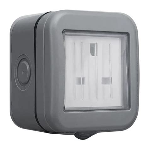 Pc Building Supplies Ip55 Weatherproof Single Unswitched Socket
