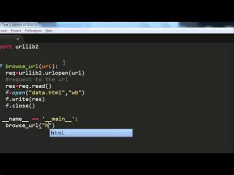 Python Urllib Example YouTube
