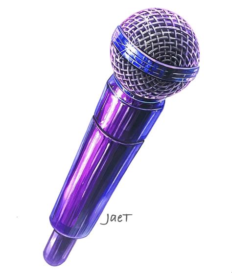 마이크 그리기 재티[jaet] Youtube Mural 3d Icons Design