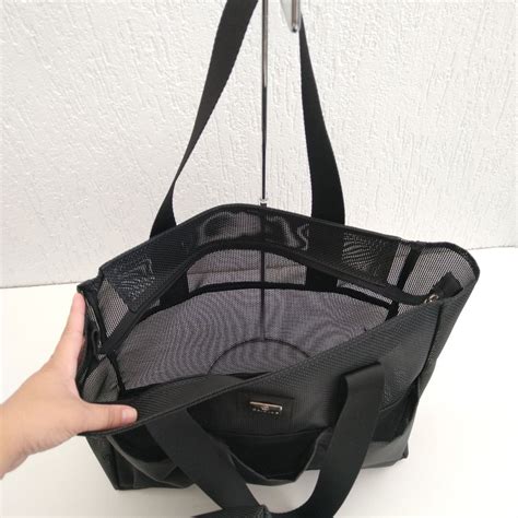 Bolsa De Praia Em Tela Kit Dalulus Preta Dalulus Bolsas