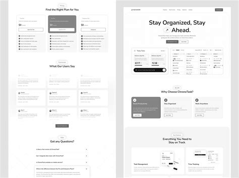 Task Management Landing Page Design Behance