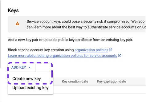 Configure A Google Cloud Storage JSON Key Starburst