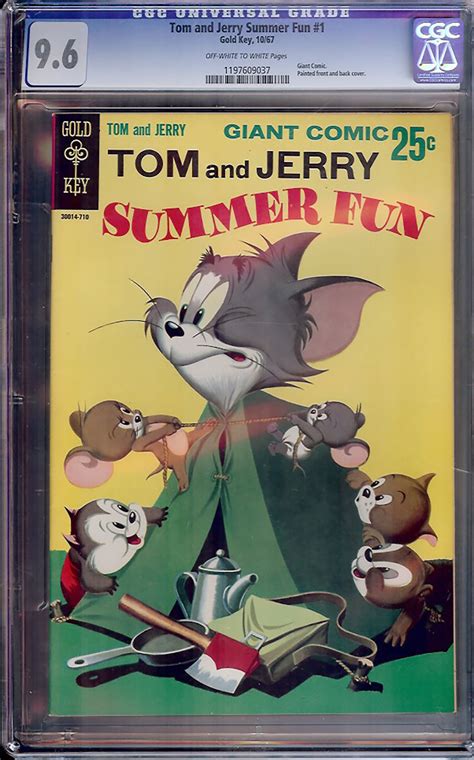 Tom And Jerry Summer Fun 1 Cgc 9 6 Ow W Auction Pedigree Comics
