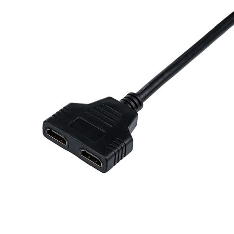 Перехідник Cпліттер Atcom Hdmi Male To 2 Hdmi Female кабель 10см Atcom Ua