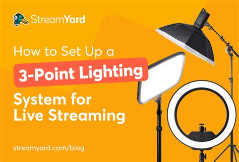 How To Set Up A Three Point Lighting System Key Fill And Backlighting