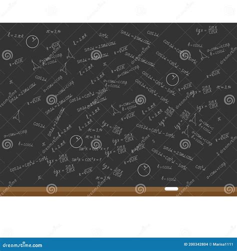 Mathematics Geometry Background With An Open Book On Mathematics And Formulas Shapes Sine