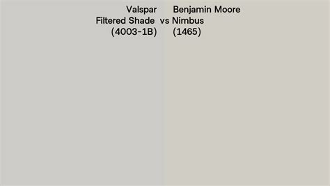 Valspar Filtered Shade 4003 1b Vs Benjamin Moore Nimbus 1465 Side