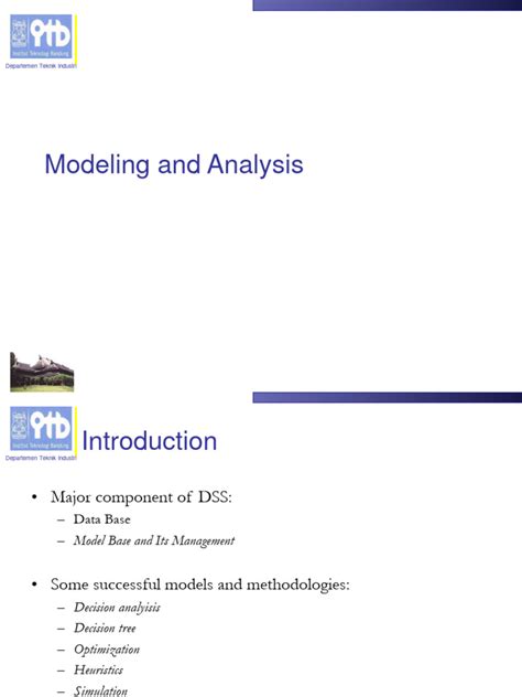 Spk Minggu 3 Modeling And Analysis Pdf Mathematical
