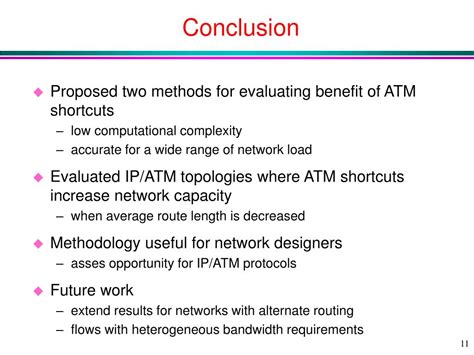 Ppt Performance Evaluation Of Atm Shortcuts In Overlaid Ip Atm