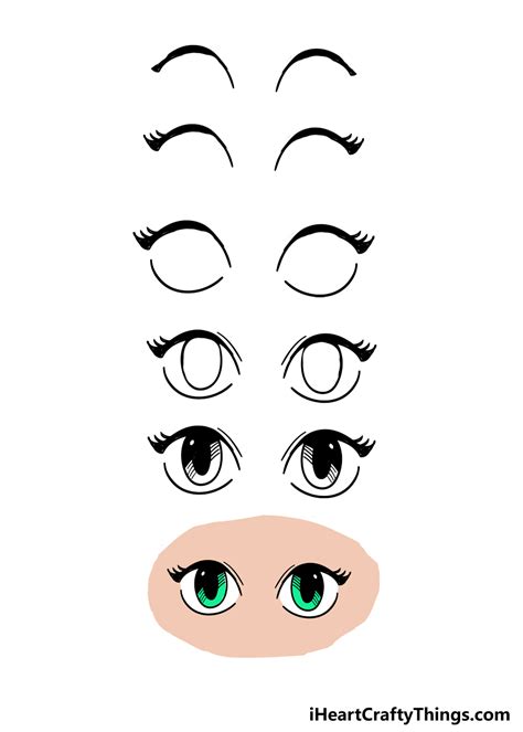Top More Than 72 Step By Step Anime Eyes Best In Coedo Vn
