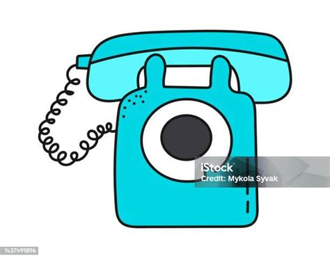 오래 된 전화 아이콘입니다 레트로 스타일 다이얼 전화 벡터 그림 Rotary International에 대한 스톡 벡터 아트 및 기타 이미지 Rotary