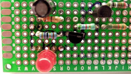 Hell Blinkende LED Archaisch Analog Elektor Magazine
