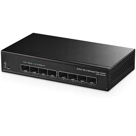 Binardat 8 Portów 10 Gigabit Sfp Managed Switch 160 Gbs L3 Webcli Optimerket Sklep Empikcom