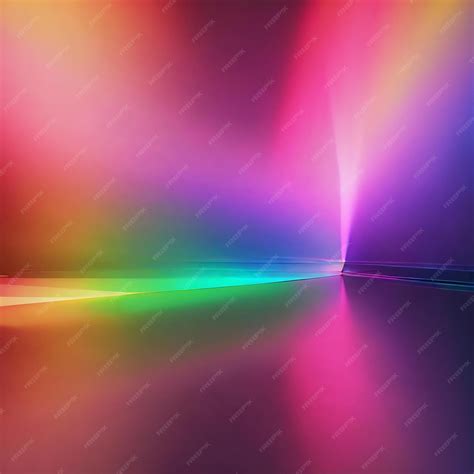 Premium Ai Image Prism Rainbow Light Leaks Overlays Bright Colorful Glow Spectrum Reflection