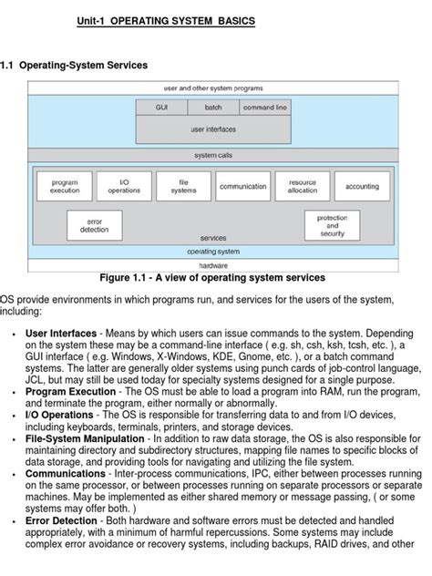 Osunit 1 Pdf Computer Data Storage Operating System