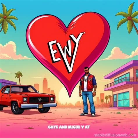 Two Names In A Heart Stable Diffusion Online