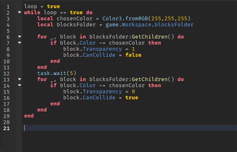 how do i make a color block game scripting support developer forum