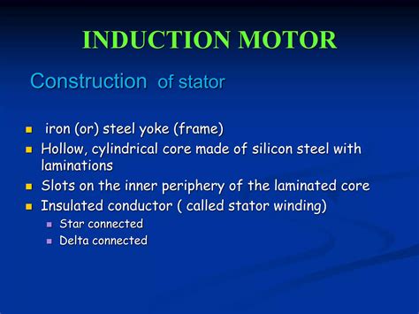 induction motor ppt ppt