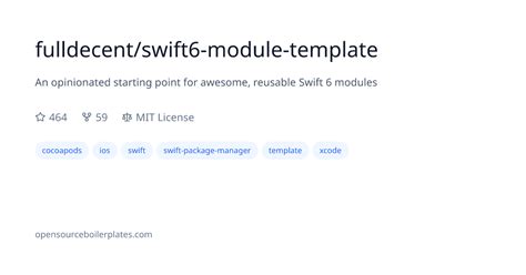 fulldecent swift6 module template