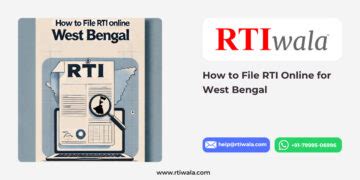 How To File RTI Online For West Bengal