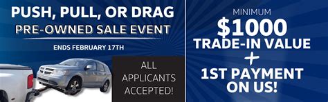 Push Pull Or Drag Sales Event Northside Volkswagen
