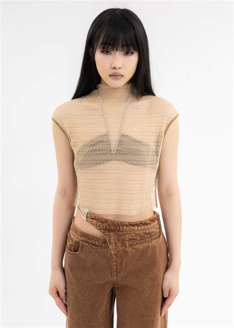 Nude Mesh Top 017 Shop
