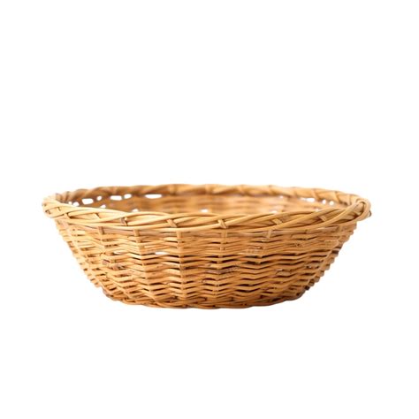 Empty Wooden Wicker Wooden Wicker Wicker Basket Basket Png