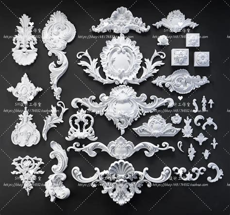 3ds Max Decorative Plaster 3d Models 0013