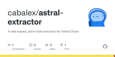 Github Cabalexastral Extractor A Web Based Client Side Extractor