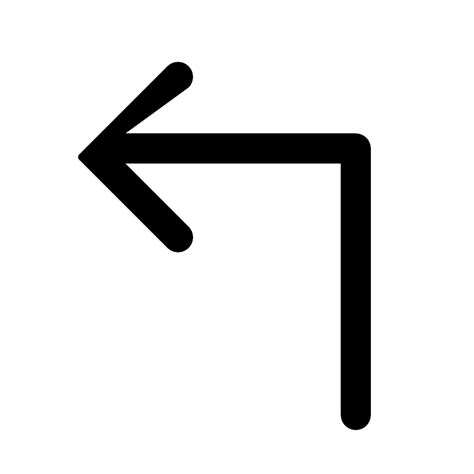 Arrow Elbow Up Left Duotone Vector Svg Icon Svg Repo