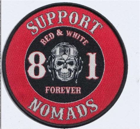 Purchase Mc Angels 666 Hells 81 Woven Badge Patch Support Nomads 81