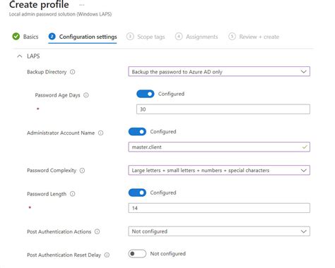 Silvio Di Benedetto How To Configure Windows Laps In Microsoft Intune