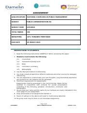 Mastering Public Administration N Key Functions Explained Course Hero