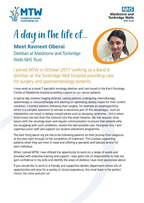 Maidstone And Tunbridge Wells Nhs Trust On Linkedin Meet Ravneet A