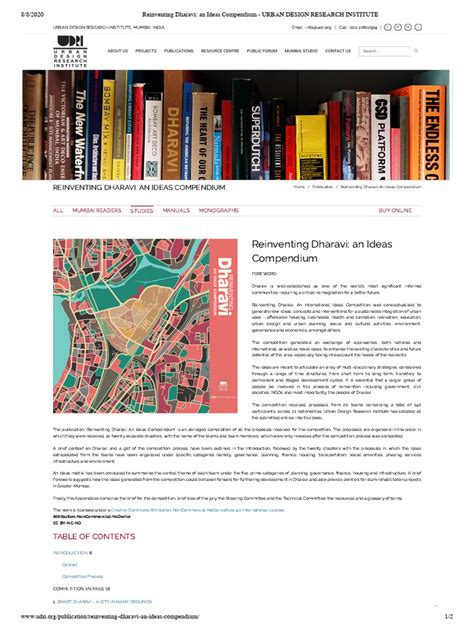 Reinventing Dharavi An Ideas Compendium Urban Design Research