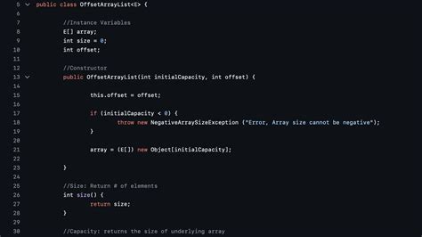 Offset Arraylist Eric Kim Professional Portfolio