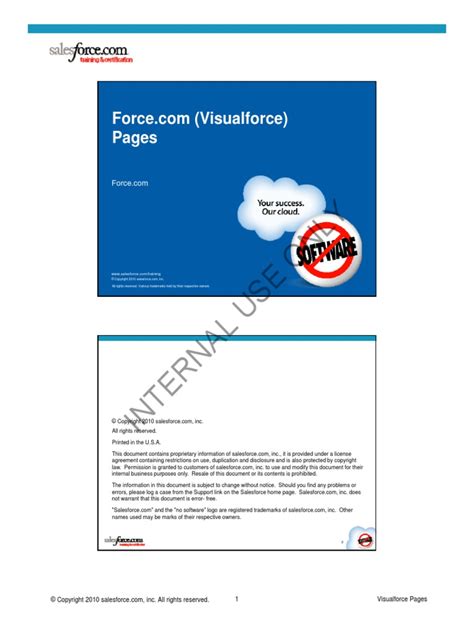 01 Visualforcepages Slides Download Free Pdf Salesforcecom Modelviewcontroller