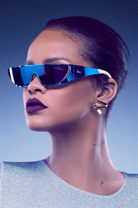 Rihanna Sunglasses Collaboration Dior British Vogue