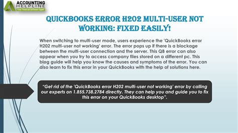 Ppt A Quick And Easy Troubleshooting Guide To Resolve Quickbooks