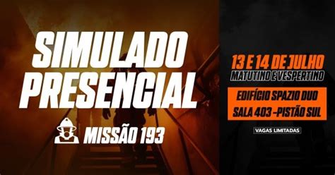 Simulado Presencial Missão 193 em Brasília Sympla