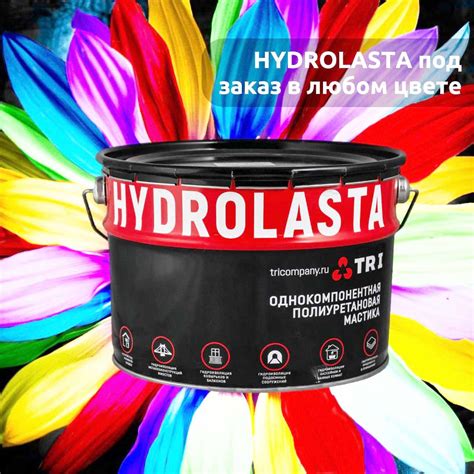 Полиуретановая гидроизоляция Hydrolasta (цвет: белый, вес 25 кг ...