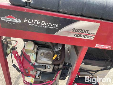 Briggs And Stratton 10k Portable Generator Agriculture Bigiron