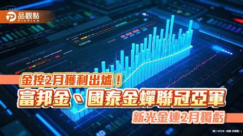 富邦金前2月eps達22元居冠！國泰金153元緊追 各大金控損益一表看懂