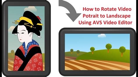 How To Rotate A Video Using Avs Video Editor Youtube