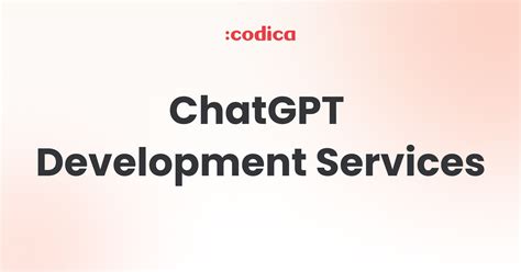 Chatgpt Applications Development Company Codica