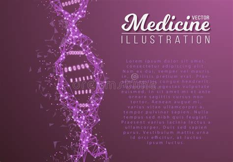 Vector Dna Spiral Concept Stock Vector Illustration Of Molecular