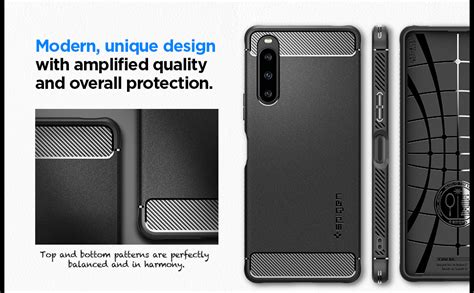 Spigen Rugged Armor Phone Case Compatible With Sony Xperia V Matte Black Amazon Co Uk